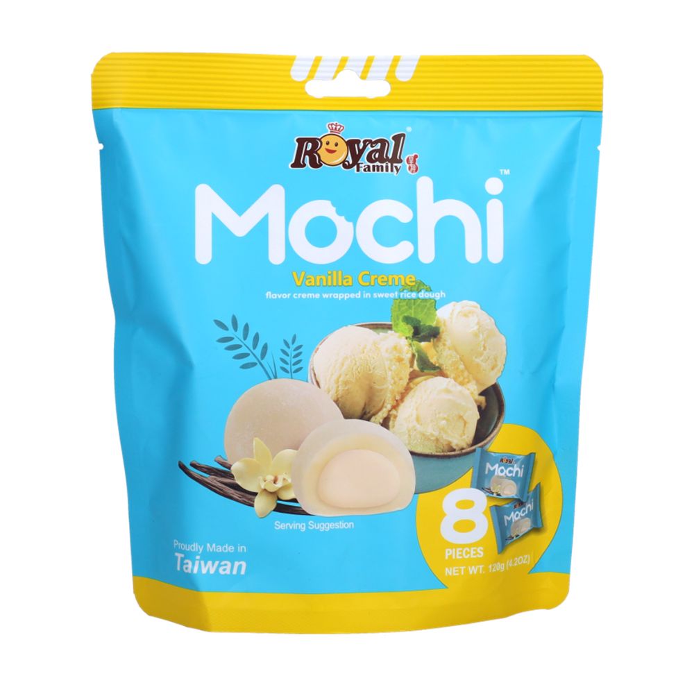 Royal Family Mochi Vanilla Creme - mochi con sabor a vainilla de 120g – American Uncle