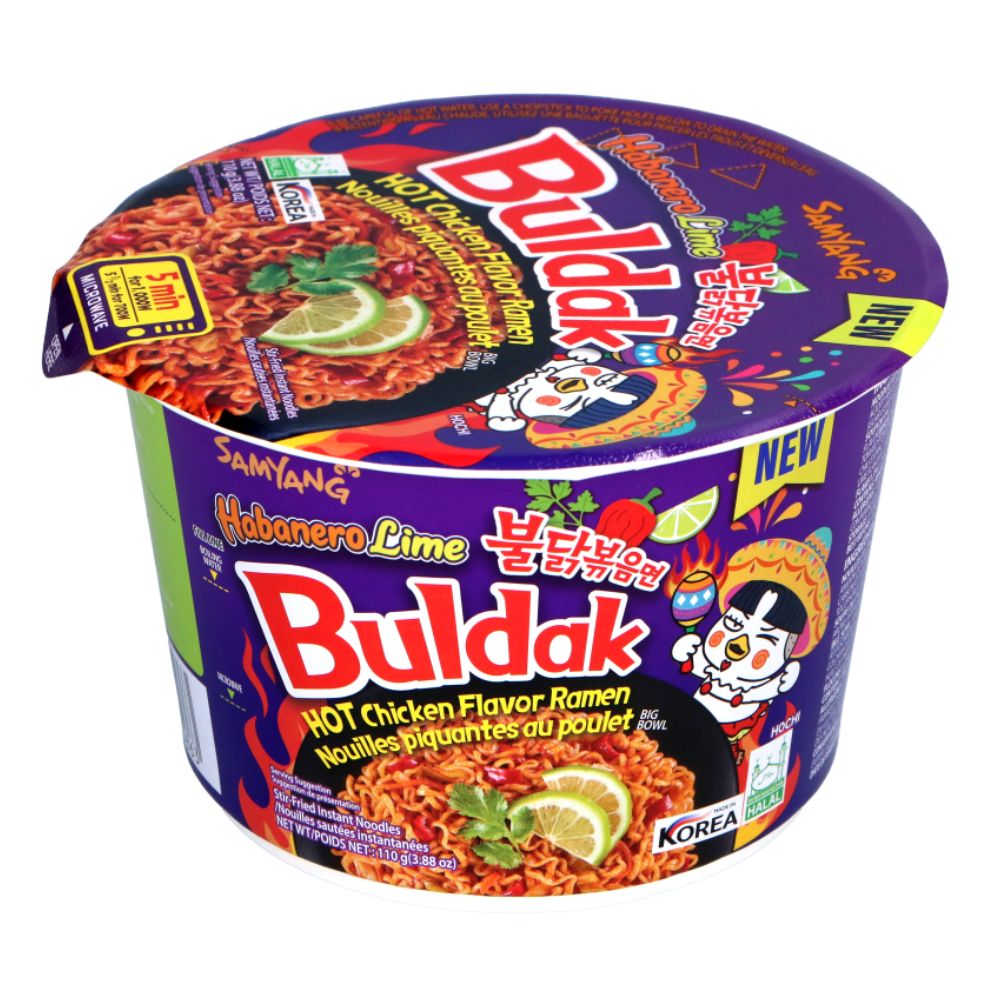 Samyang Buldak Habanero Lime Hot Chicken Flavor Ramen - fideos picantes ...