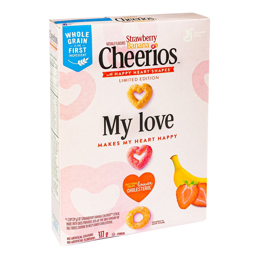 Cheerios Edición Limitada My Love - cereales con sabor a fresa y ...