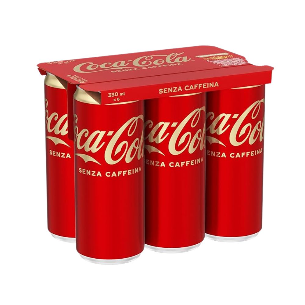 Coca-Cola Sin Cafeína - 6 latas de Coca-Cola sin cafeína de 330ml ...