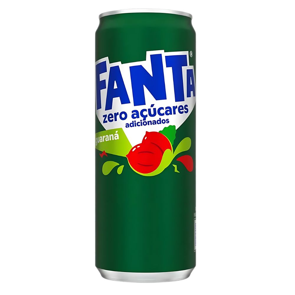 Fanta zero guaraná - bebida gaseosa con sabor a guaraná de 330ml ...