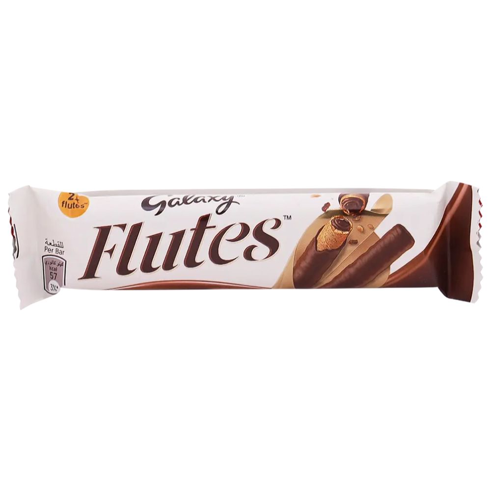 Galaxy Flutes Wafer Rolls - barquillo enrollado cubierto y relleno de ...