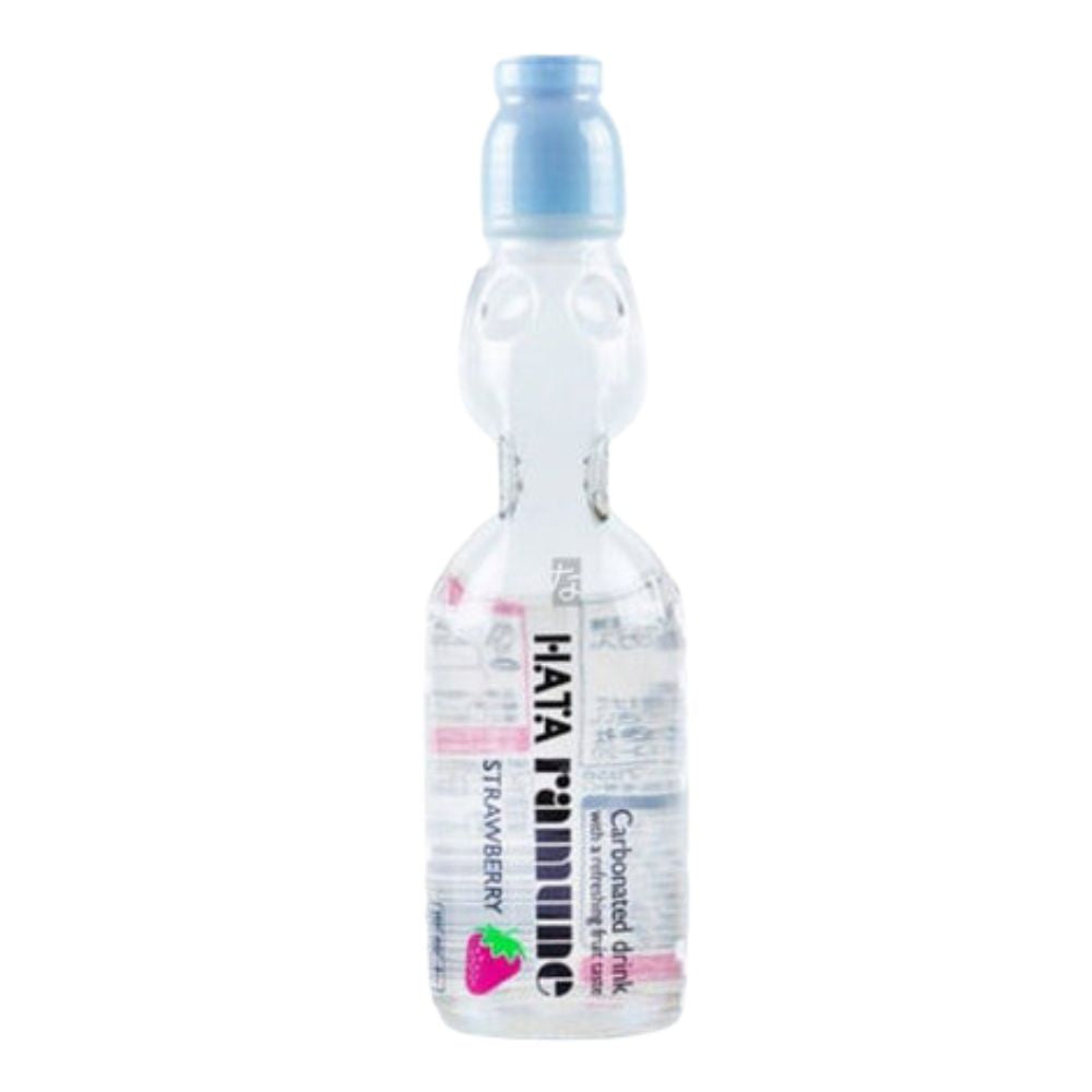 Hata Ramune Strawberry Transparent, bebida gaseosa con sabor a fresa de ...