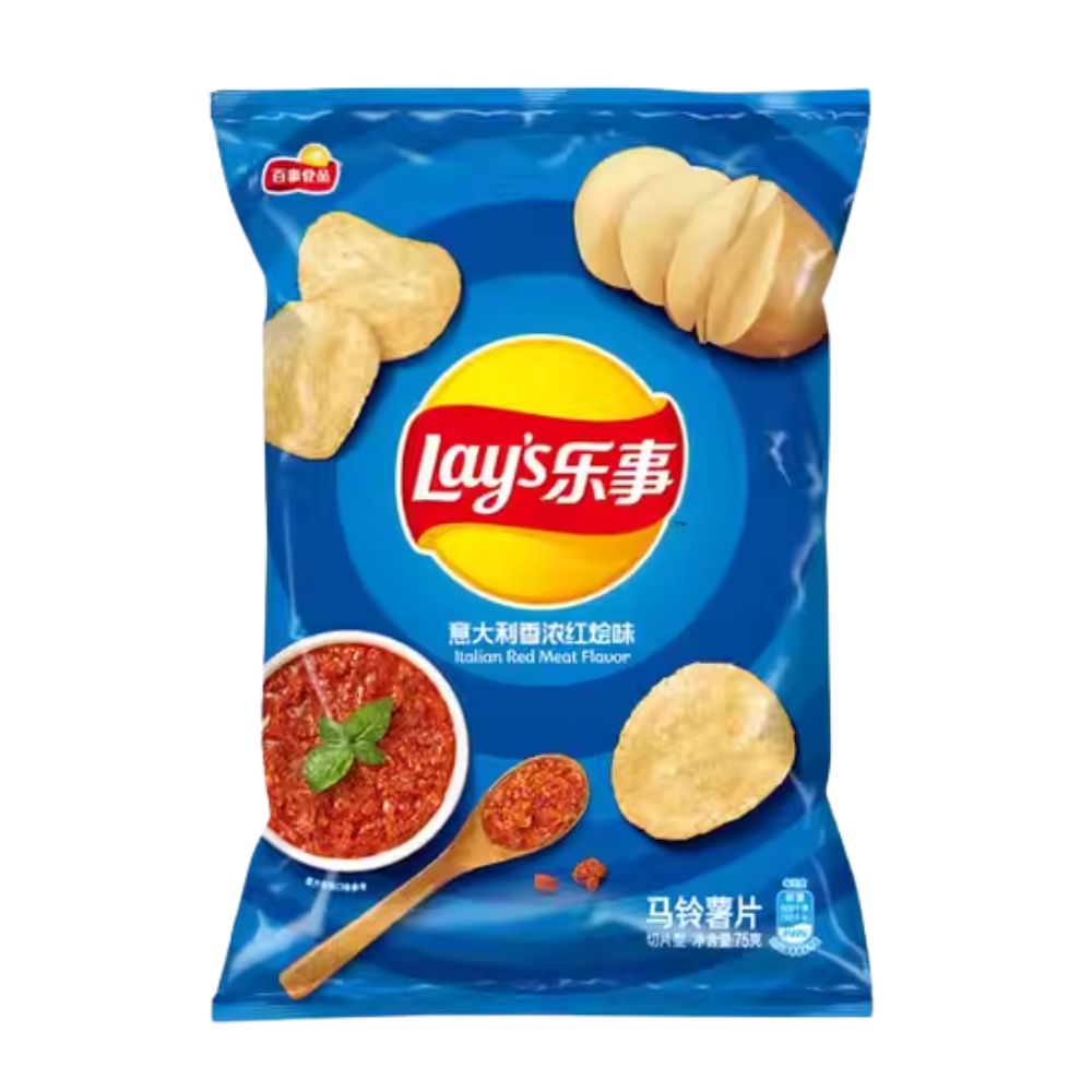 Lay's Italian Red Meat Flavor - patatine al gusto di stufato rosso all ...