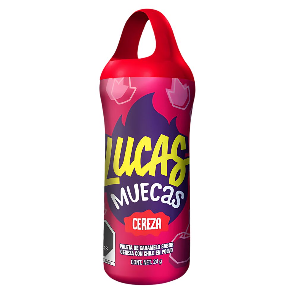 Lucas Muecas Cherry - paleta con sabor a cereza de 24g – American Uncle