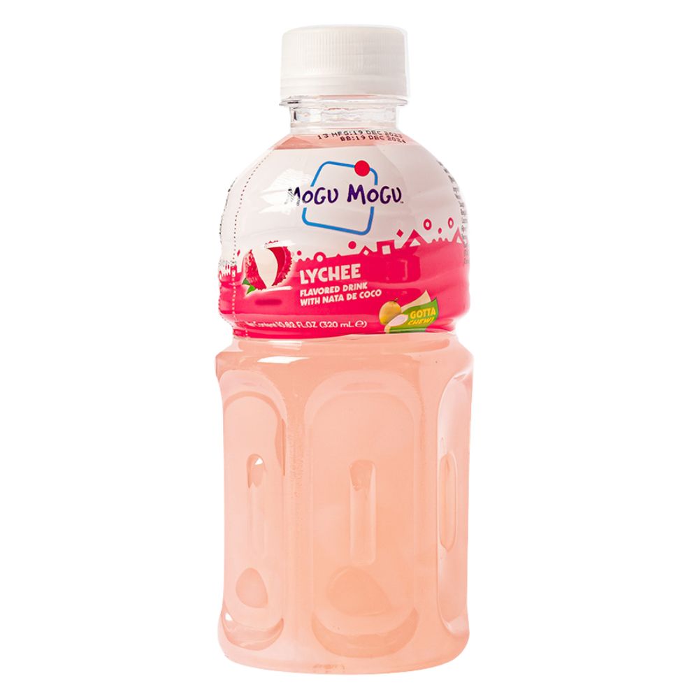 Mogu Mogu Lychee Juice - bebida de jugo de lichi y Nata de coco de 320ml – American Uncle