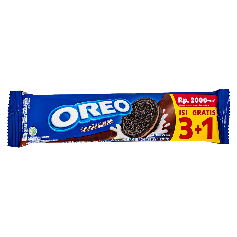 Oreo Chocolate Creme - galletas con crema sabor a chocolate de 36,8g ...