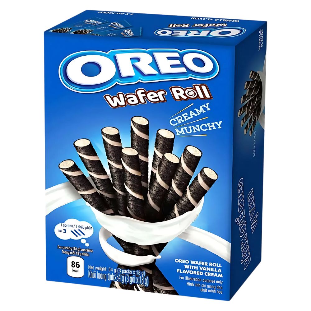 Oreo Vanilla Wafer Rolls - wafer de vainilla de 54g – American Uncle