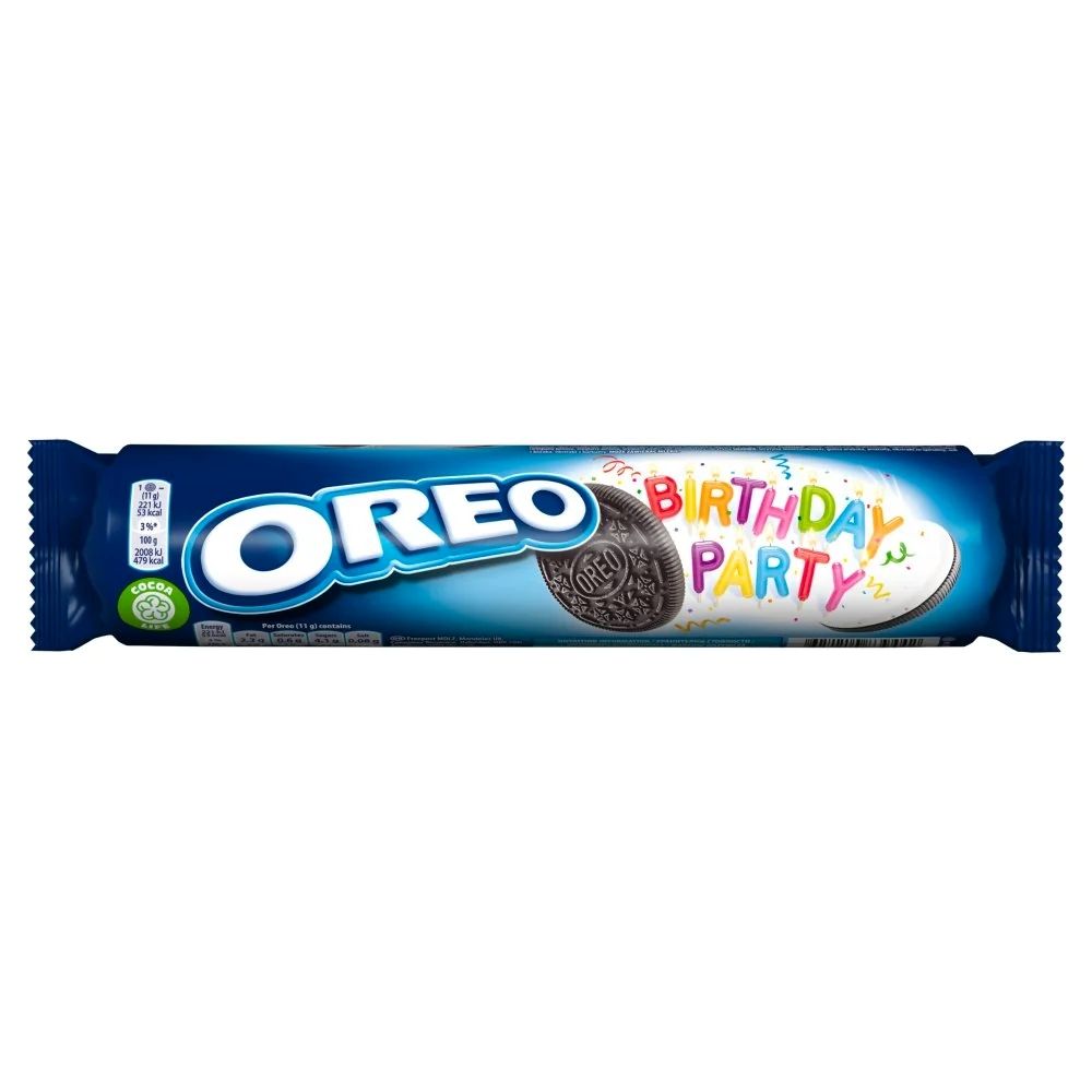 Oreo Birthday Party - galletas de vainilla y chocolate de 154g ...