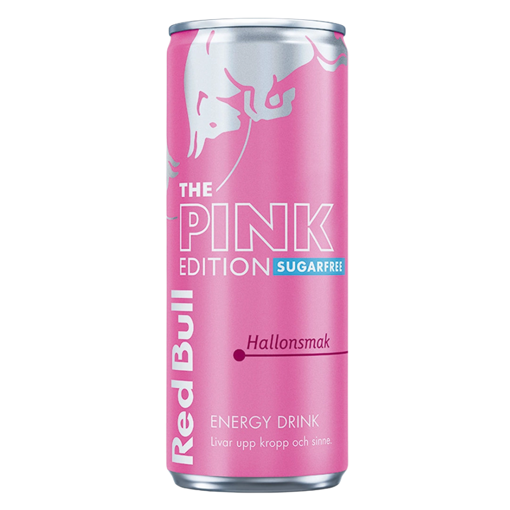 Red Bull Pink Edition Sugar Free - bebida energética con sabor a frutos ...