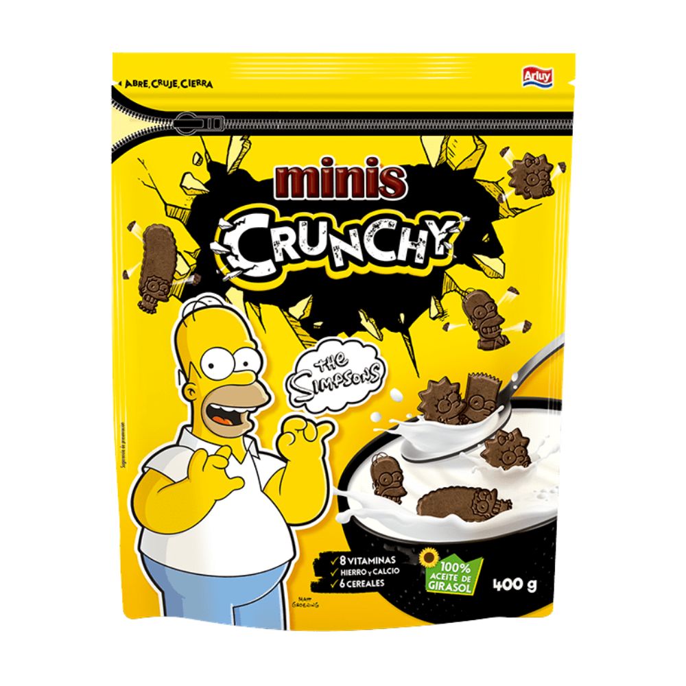 Simpsons Minis Crunchy Choco - galletas crujientes con sabor a ...