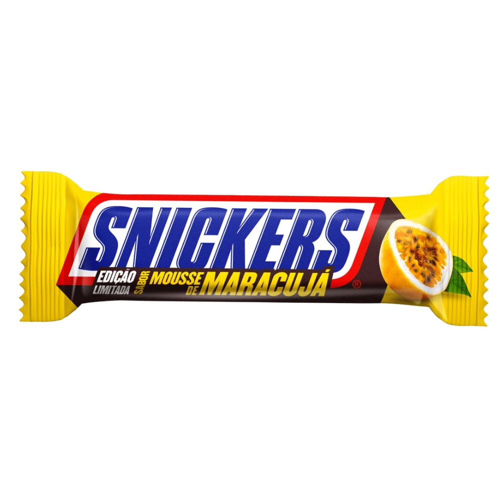 Snickers Passion Fruit - barra cubierta de chocolate rellena de ...