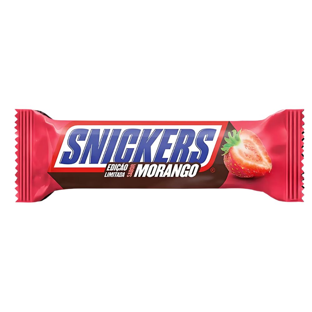 Snickers Strawberry - barra cubierta de chocolate rellena de caramelo ...