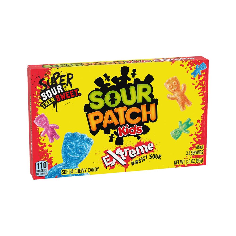 Sour Patch Kids Extreme - caramelos ácidos y gomosos de frutas de 99g ...