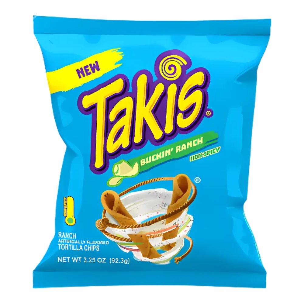 Takis Buckin' Ranch - tortillas de maíz con sabor a salsa ranch de 92g ...
