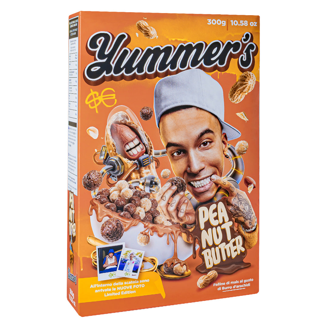 Yummer's Cereali Peanut Butter by Sfera Ebbasta - bolitas de maíz con ...