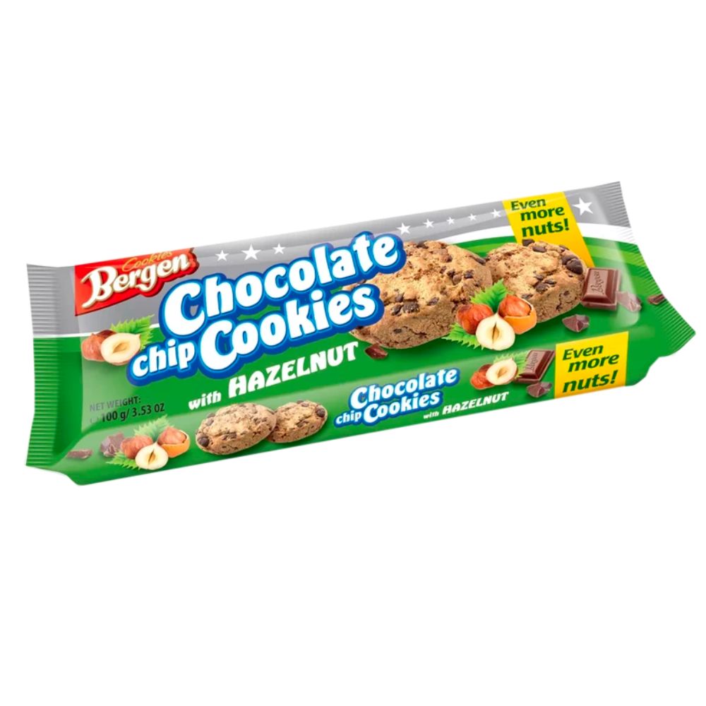 Cookies Bergen Chocolate Chip Hazelnut - galletas con chispas de ...