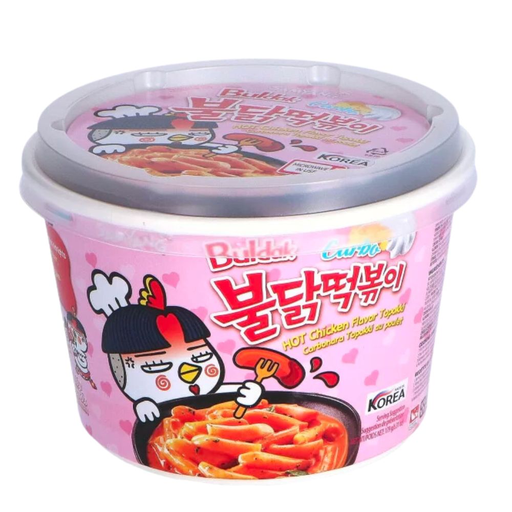 Samyang Buldak Hot Chicken flavor Topokki - gnocchi de arroz con sabor ...