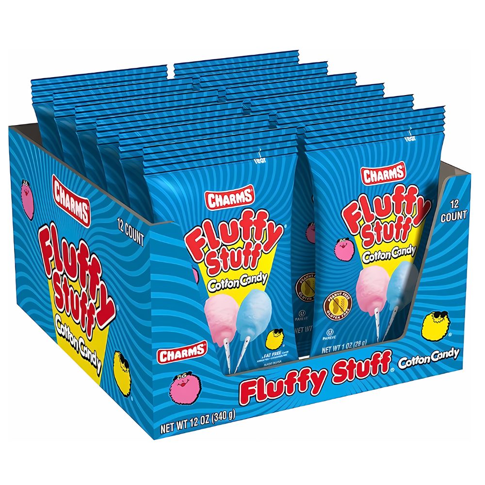 Charms Fluffy Stuff Candy Floss - algodón de azúcar con sabor a frutas ...