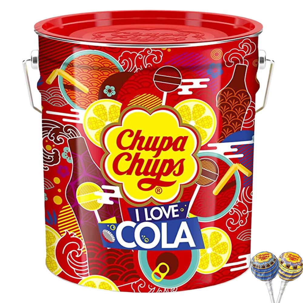 Chupa Chups Cola - piruleta con sabor a cola y sabor a cola y limón de ...