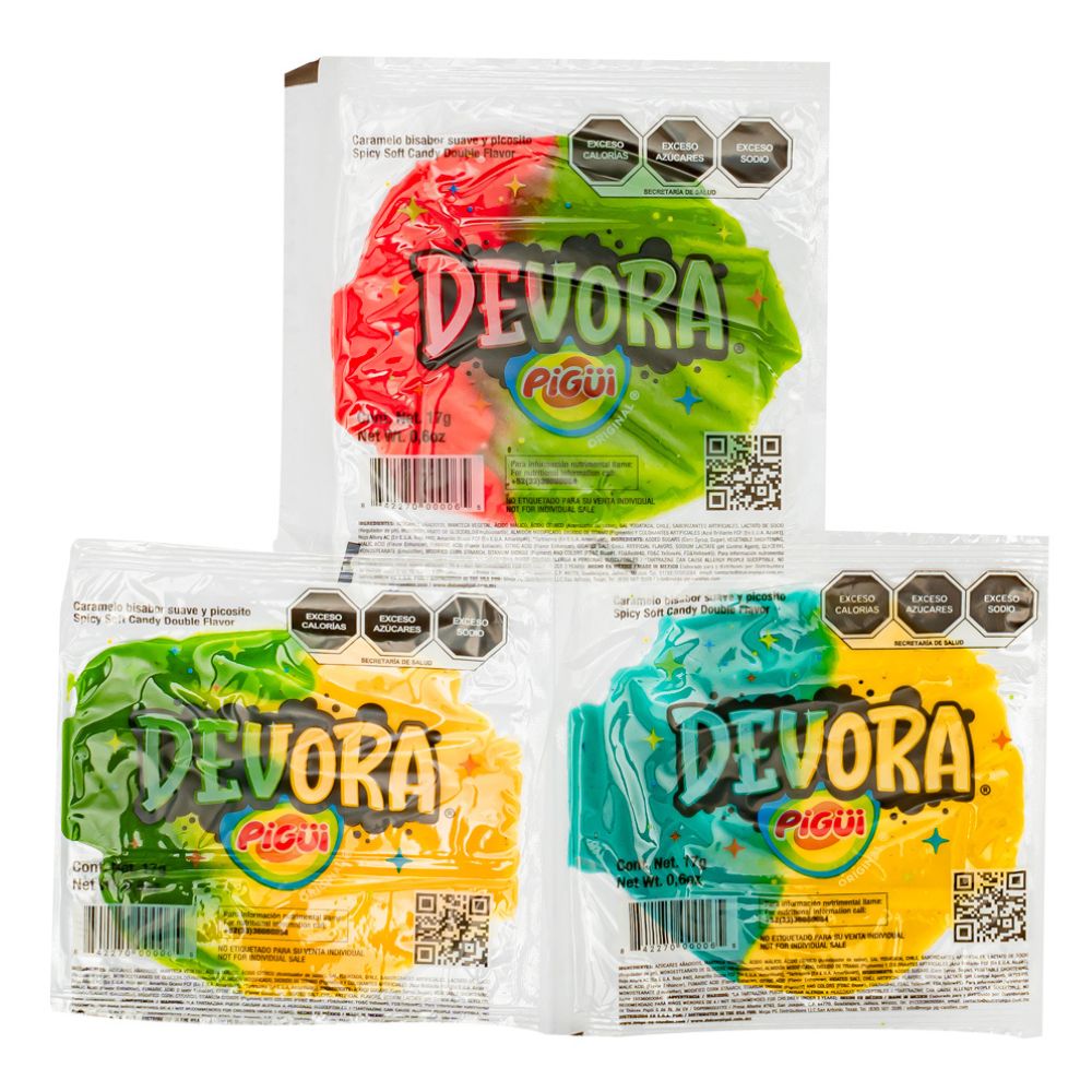 Slaps Devora Mix Fruit - caramelo moldeable sabor sorpresa de 17g ...