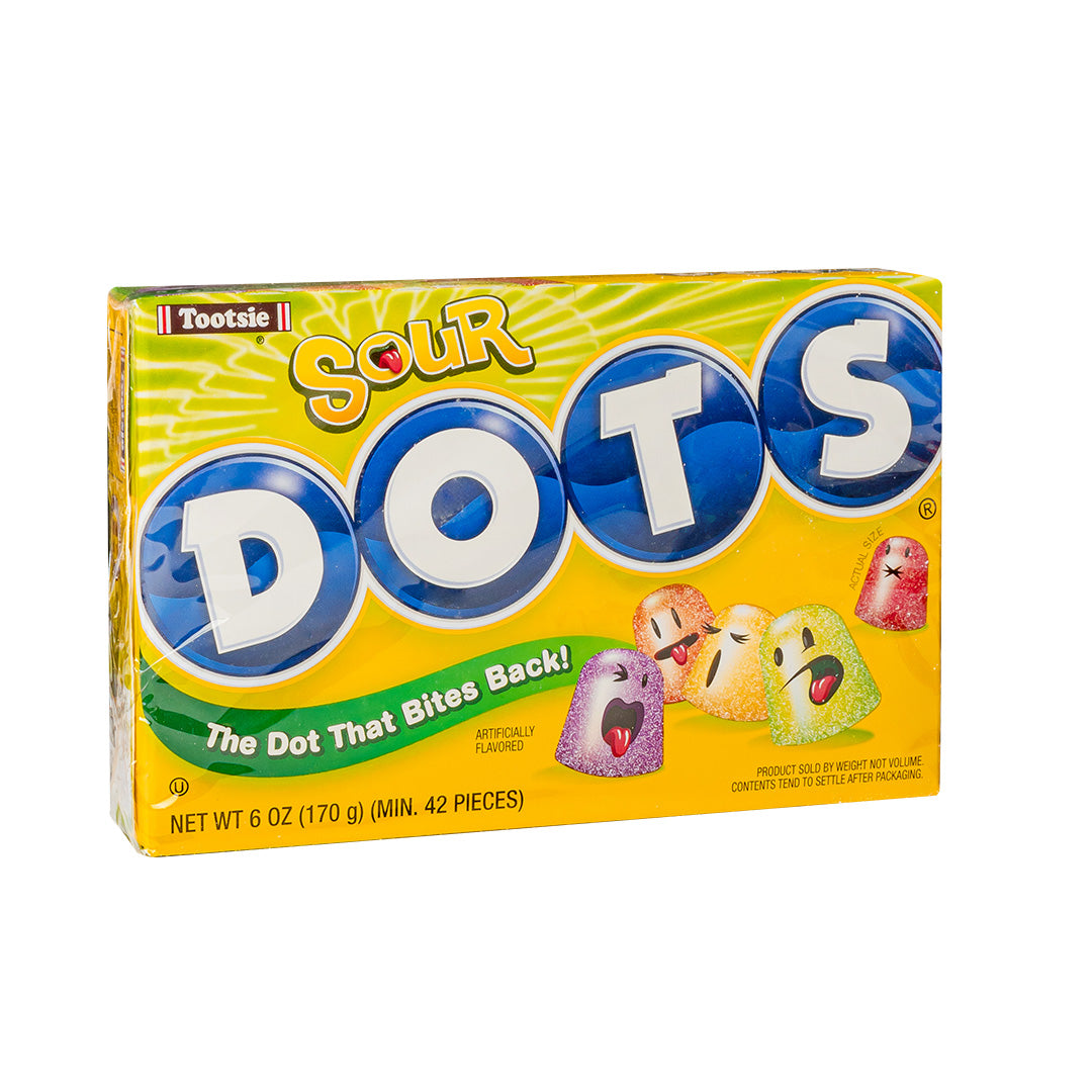 Tootsie Sour Dots - caramelos ácidos con sabor a fruta de 170g ...