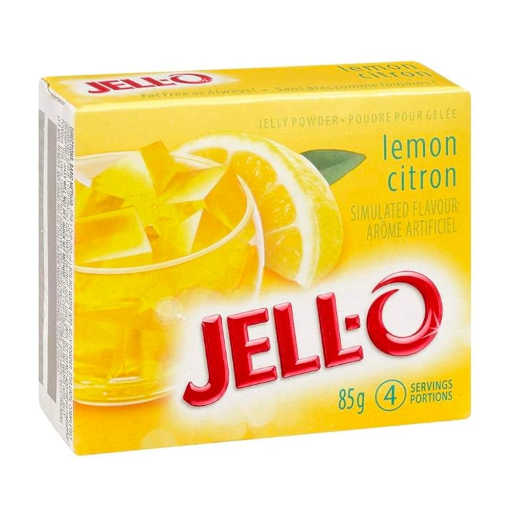 Jell-O Lemon Citron - preparado de gelatina de limón de 85g – American ...