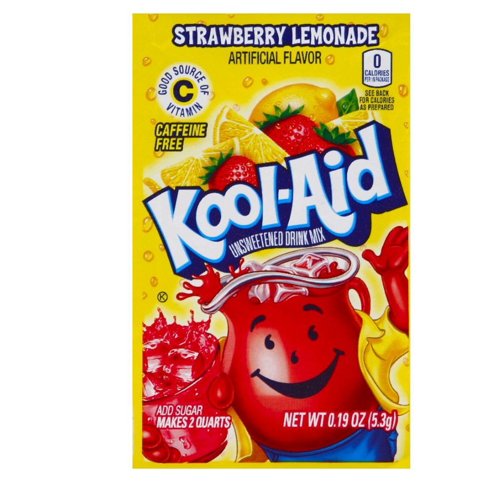 Kool Aid Strawberry Lemonade - preparado para bebidas de limón y fresa ...
