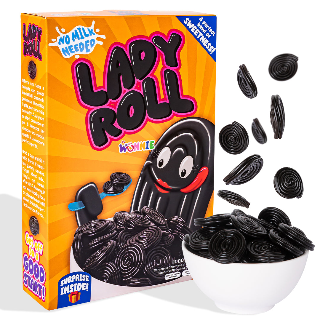 Wunnie Lady Roll - caja de regaliz de 1kg – American Uncle