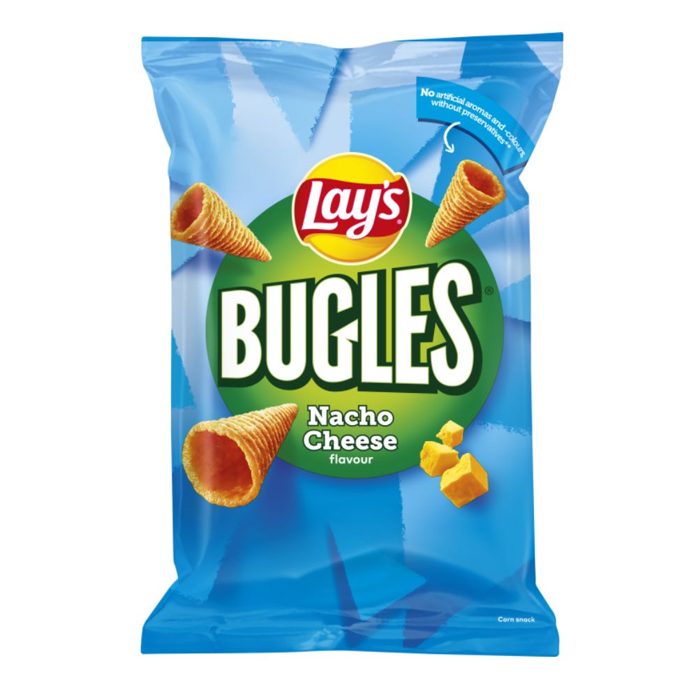 Lay's Bugles Nacho Cheese - patatas al queso de 30g – American Uncle