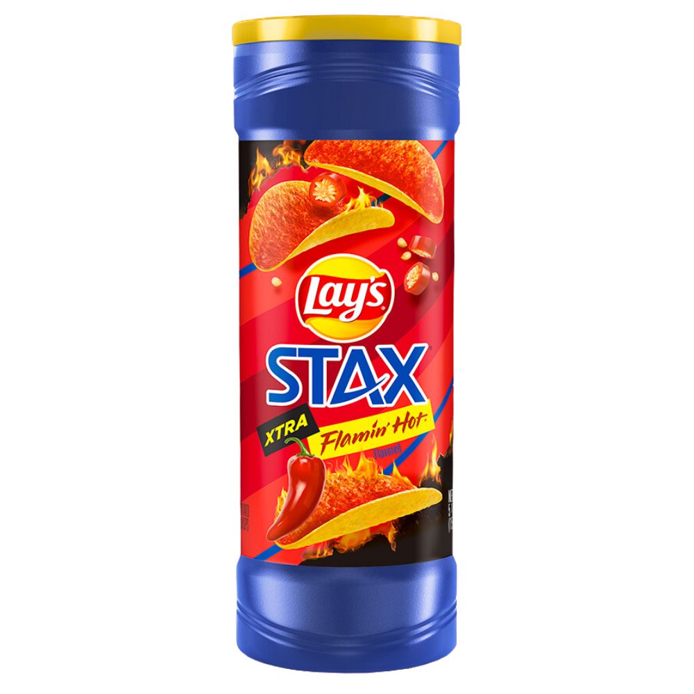 Lay's Stax Xtra Flamin' Hot - papas super picantes de 155.9g – American ...