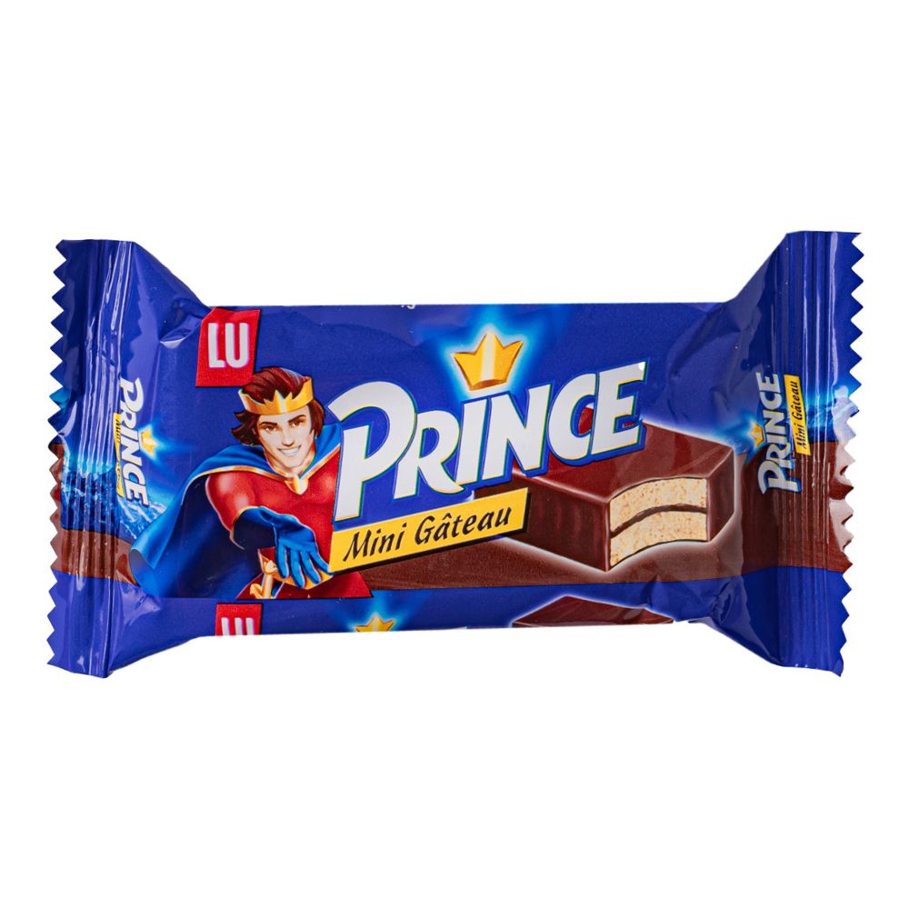 Lu Prince Mini Gateau - bizcocho cubierto de chocolate con leche de 30g ...