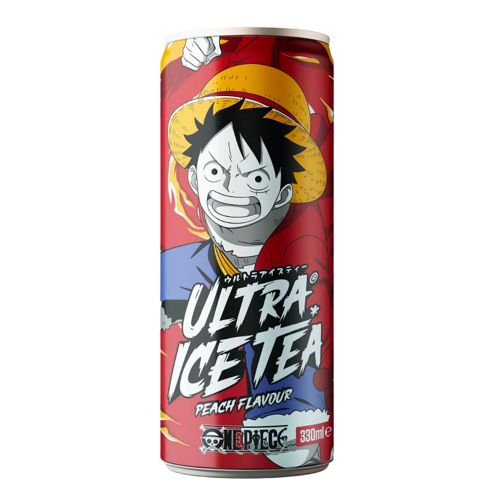 One Piece Ultra Ice Tea Luffy - té de durazno de 330ml – American Uncle
