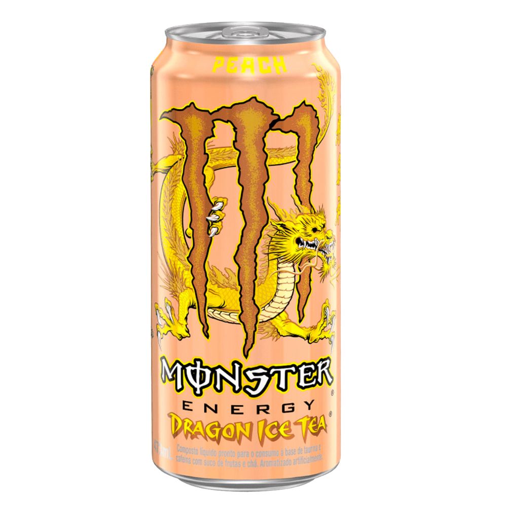 Monster Dragon Ice Tea Peach - energy drink de durazno de 473ml ...