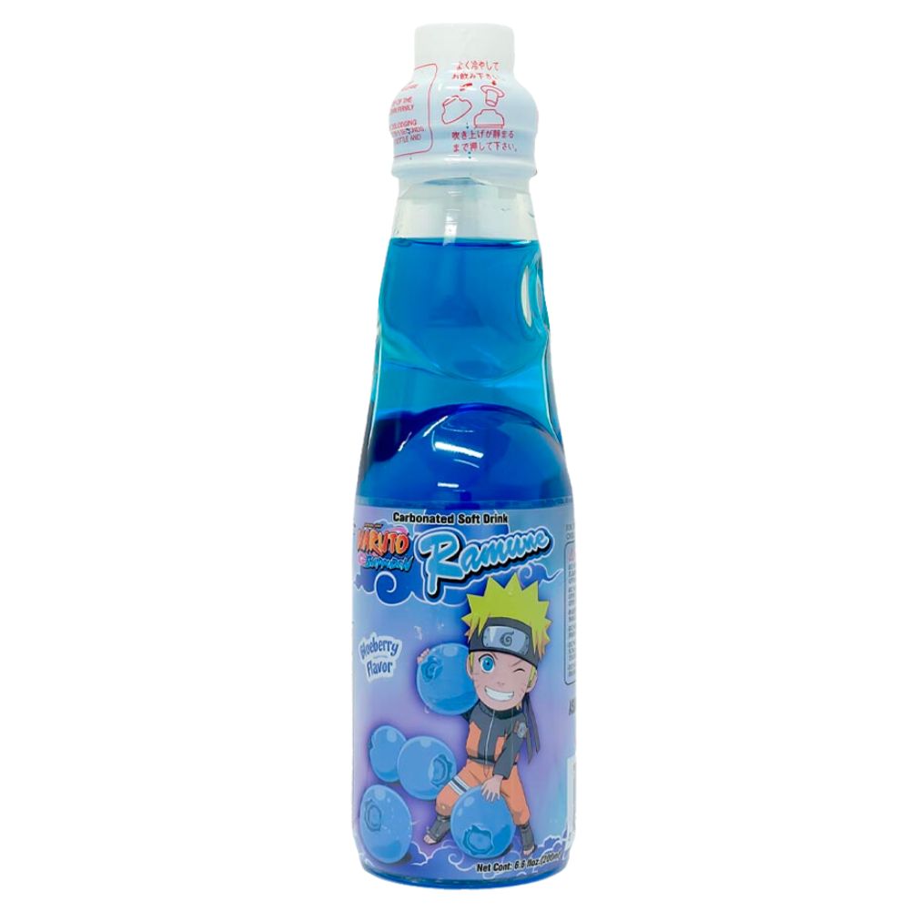 Naruto Ramune Blueberry, bebida con sabor a arándano de 200ml ...