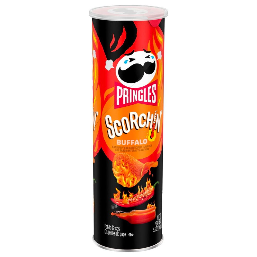 Pringles Scorchin Buffalo - patatas picantes con sabor a salsa buffalo ...