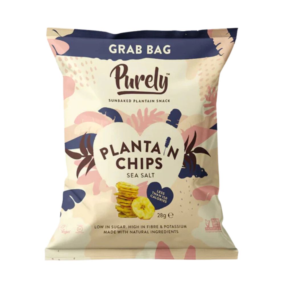 Purely Plantain Chips Sea Salt - chips de plátano con sal marina de 28g ...