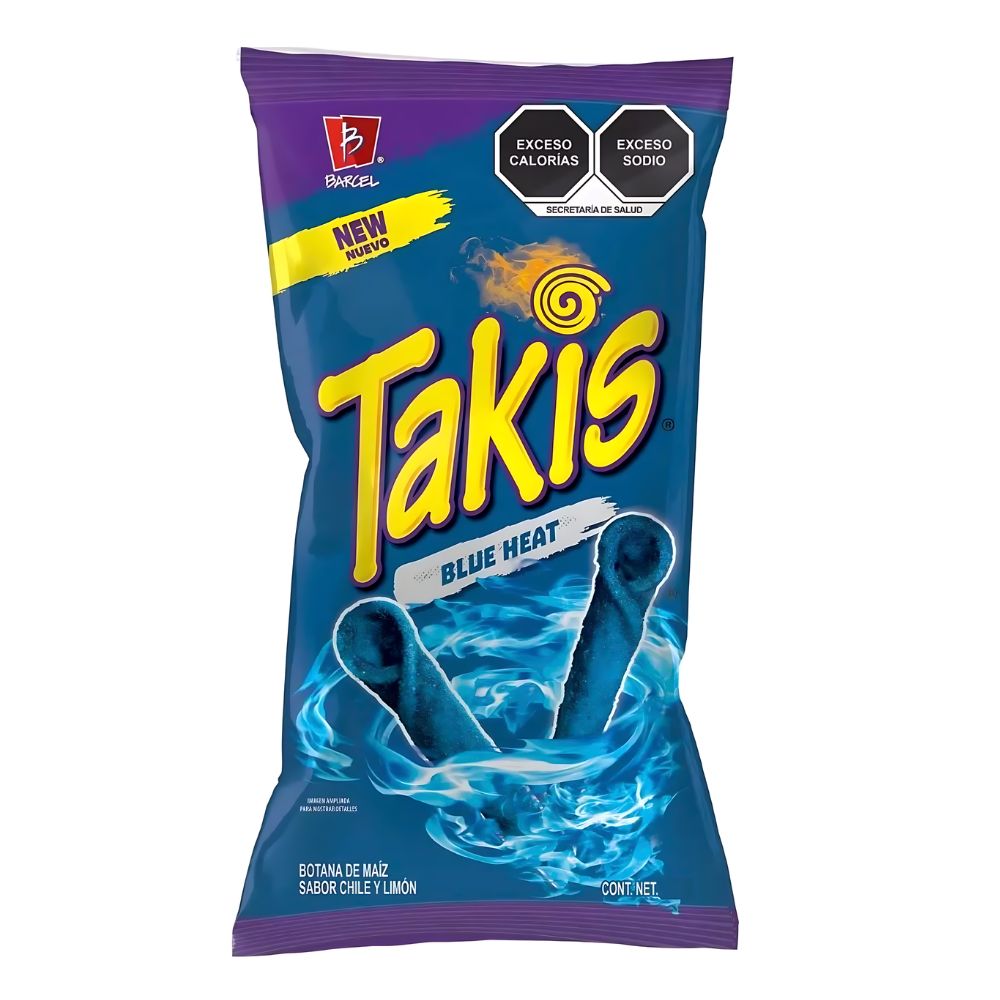 Takis Blue Heat - rizos de tortillas al chile picante de 70g – American ...