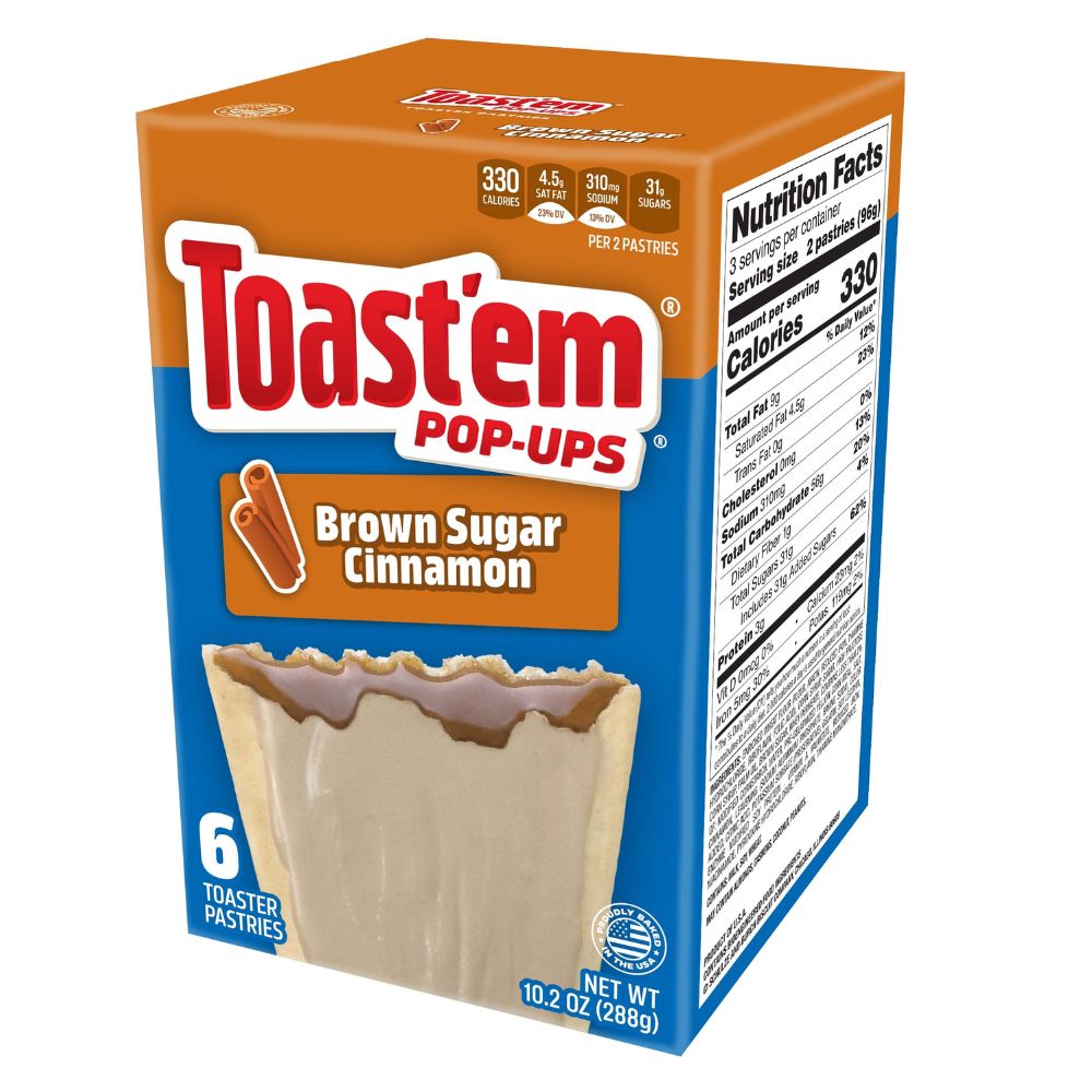 Toast'em Pop-Ups Frosted Brown Sugar Cinnamon - galletas rellenas de ...