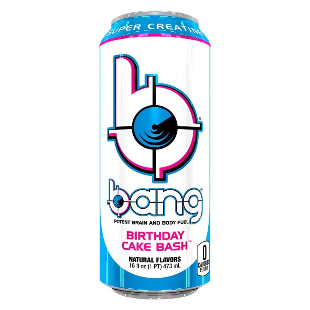 Bang Birthday Cake - energy drink con sabor a fresa y vainilla de 473ml ...