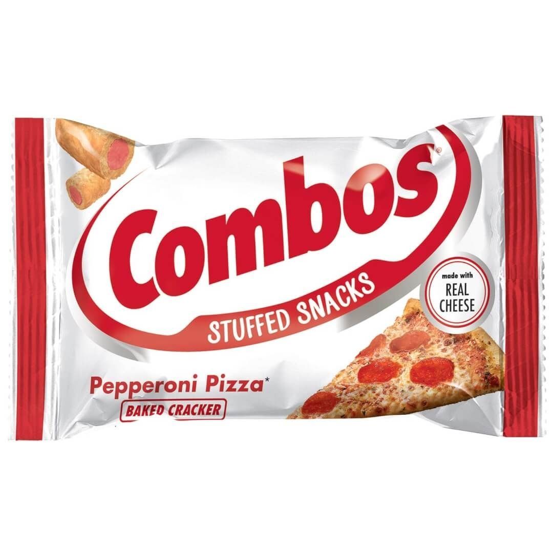 Combos Pepperoni Pizza Cracker - cracker sabor pizza al salami picante ...