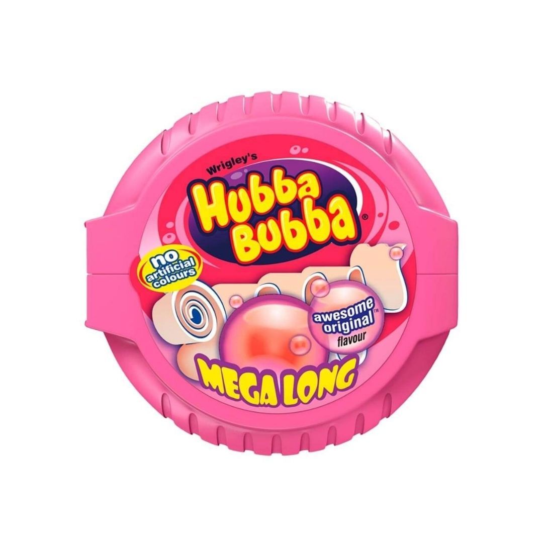Hubba Bubba Francy Fruit Megalong Tape - chicle de frutas de 56.7g ...