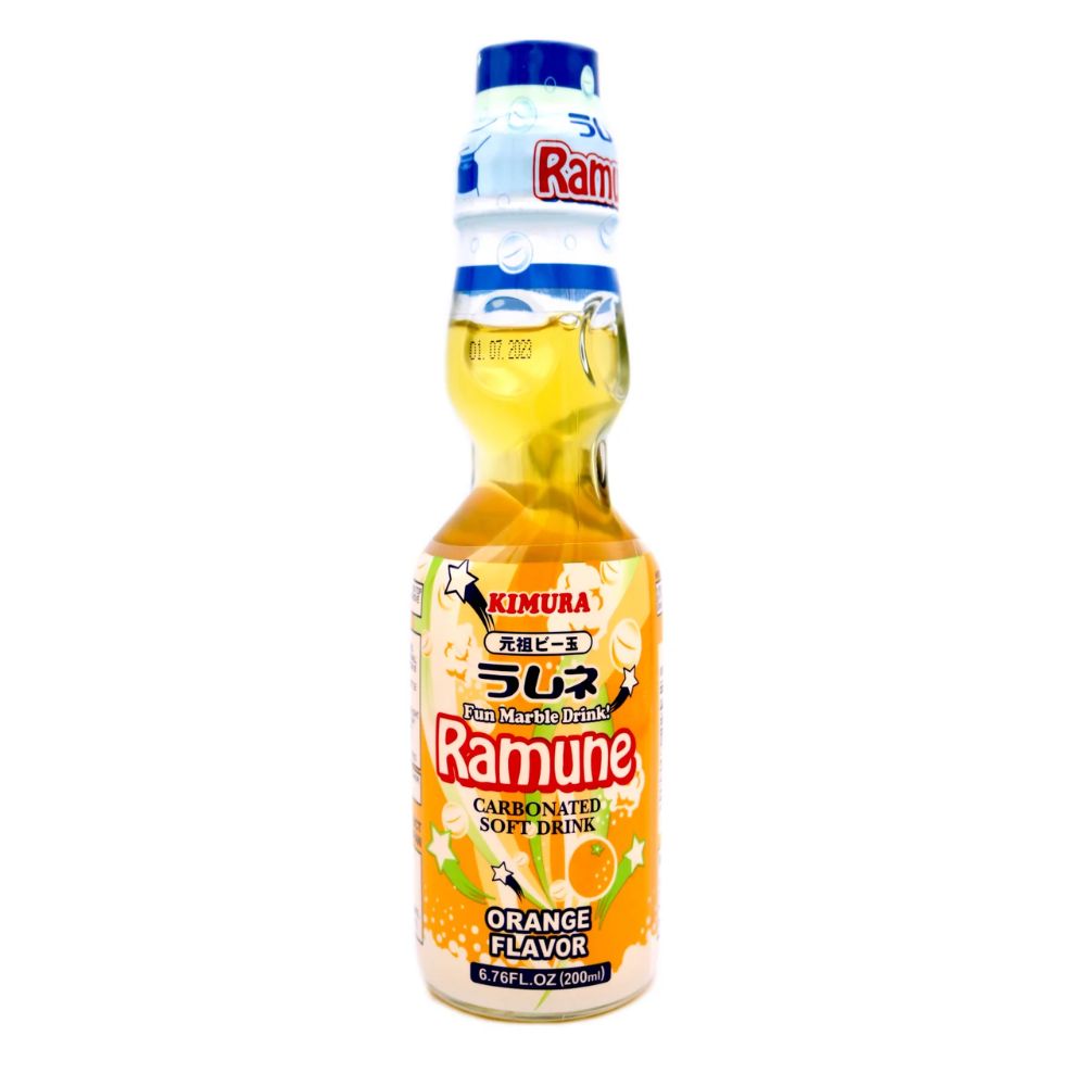 Kimura Ramune Sabor Naranja - bebida de naranja de 200ml – American Uncle