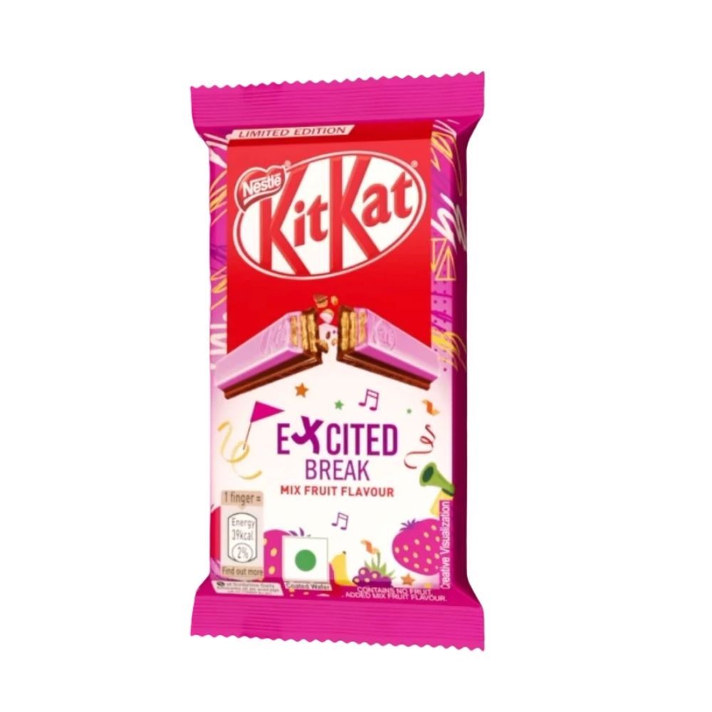 Kit Kat Excited Break Mix Fruit Flavour - oblea cubierta con chocolate ...