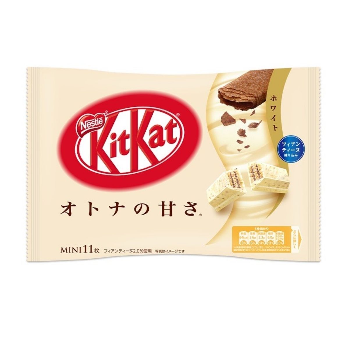Kit Kat Mini White Chocolate - mini wafer cubiertos de chocolate blanco ...