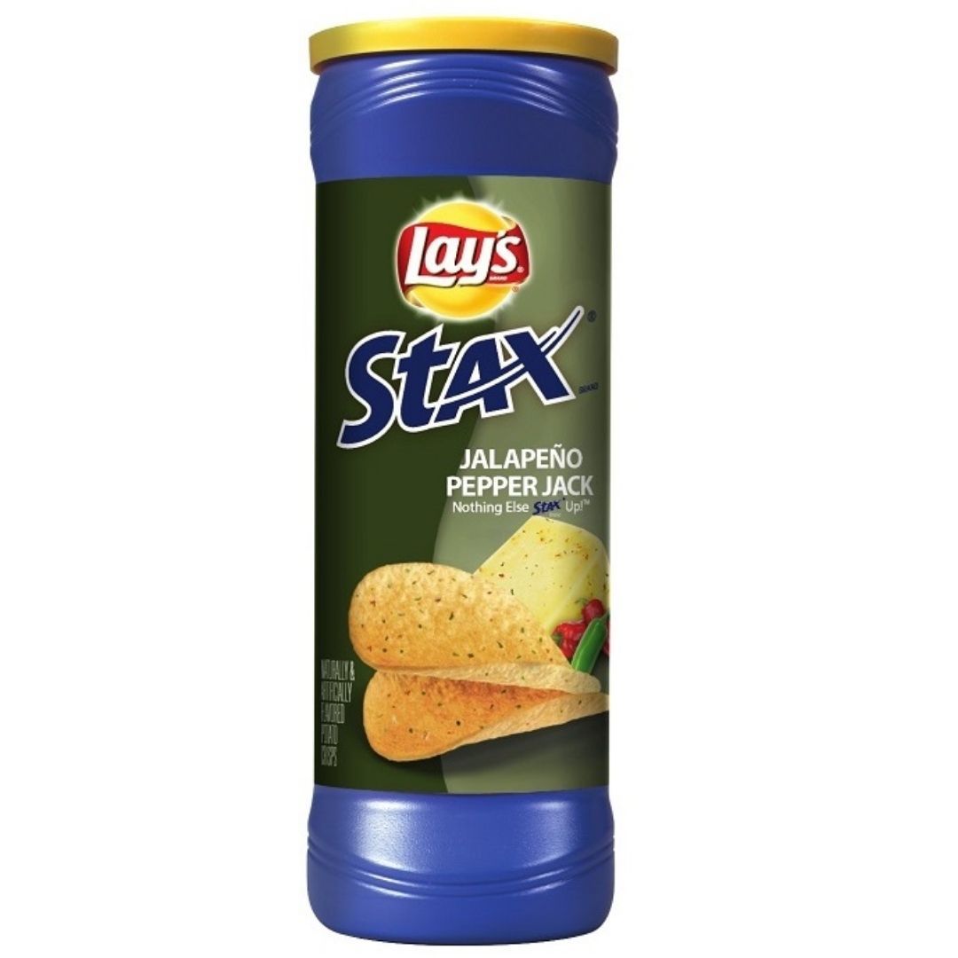 Lay's Stax Jalapeño Pepper Jack - patatas picantes con sabor a jalapeño ...