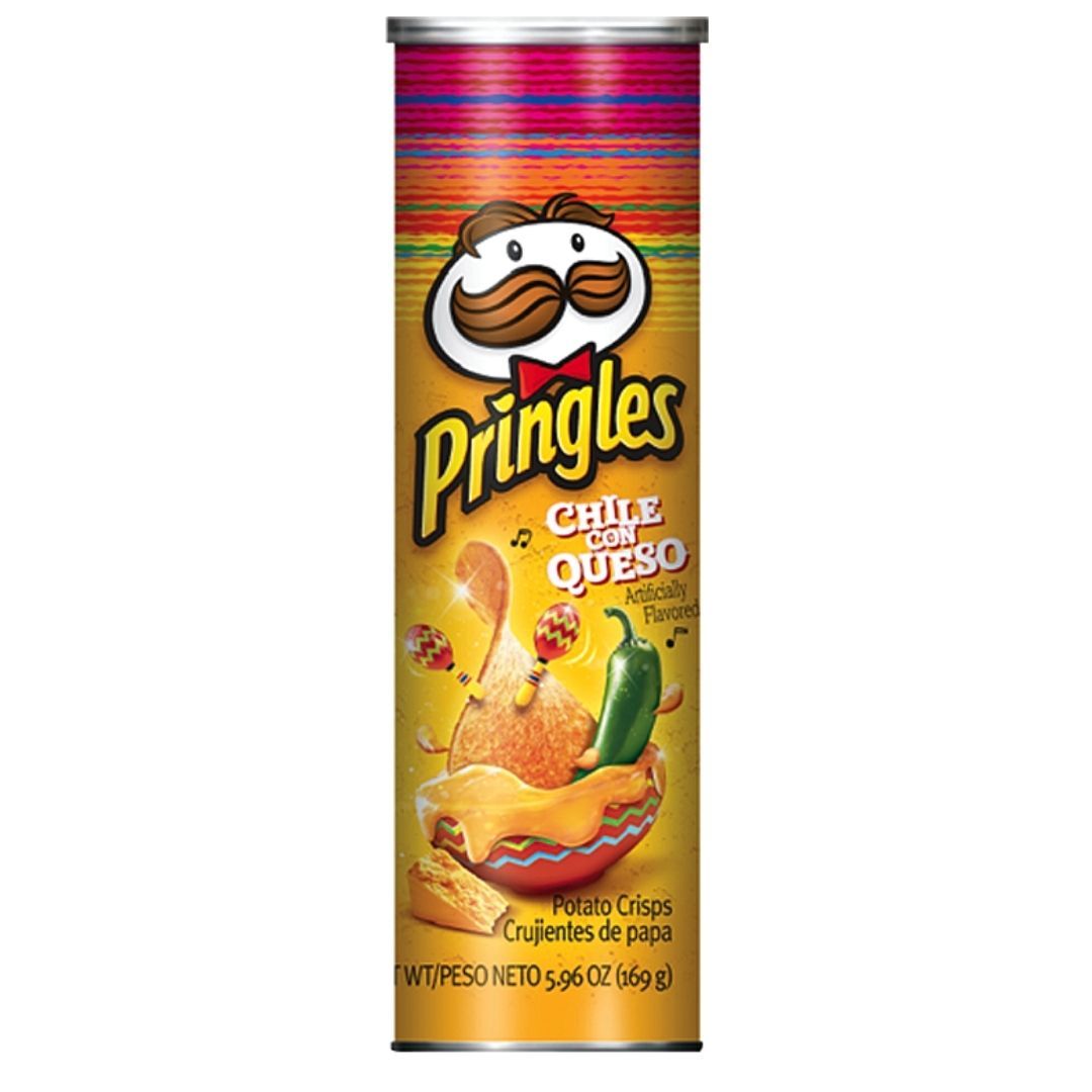 Pringles Chile Con Queso - patatas al queso picante de 158g – American ...