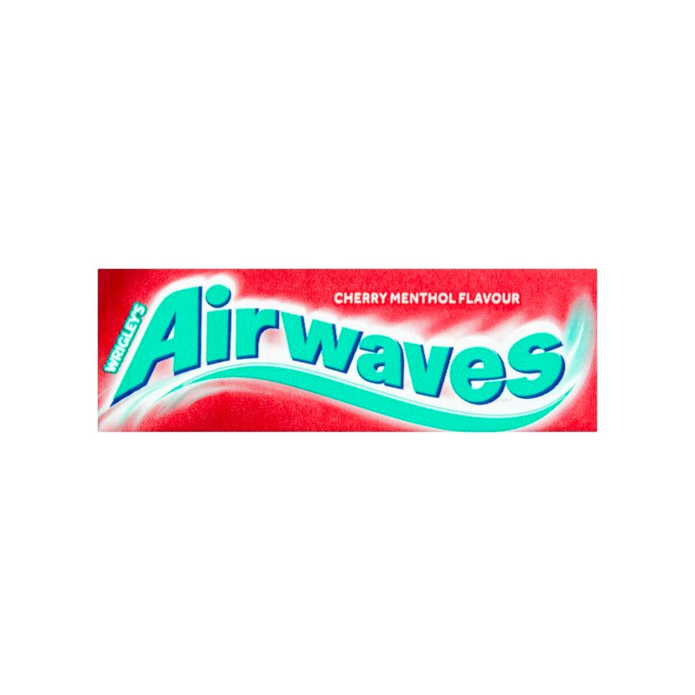 Wrigley's Airwave Cherry Menthol - chicle con sabor a menta y cereza de ...