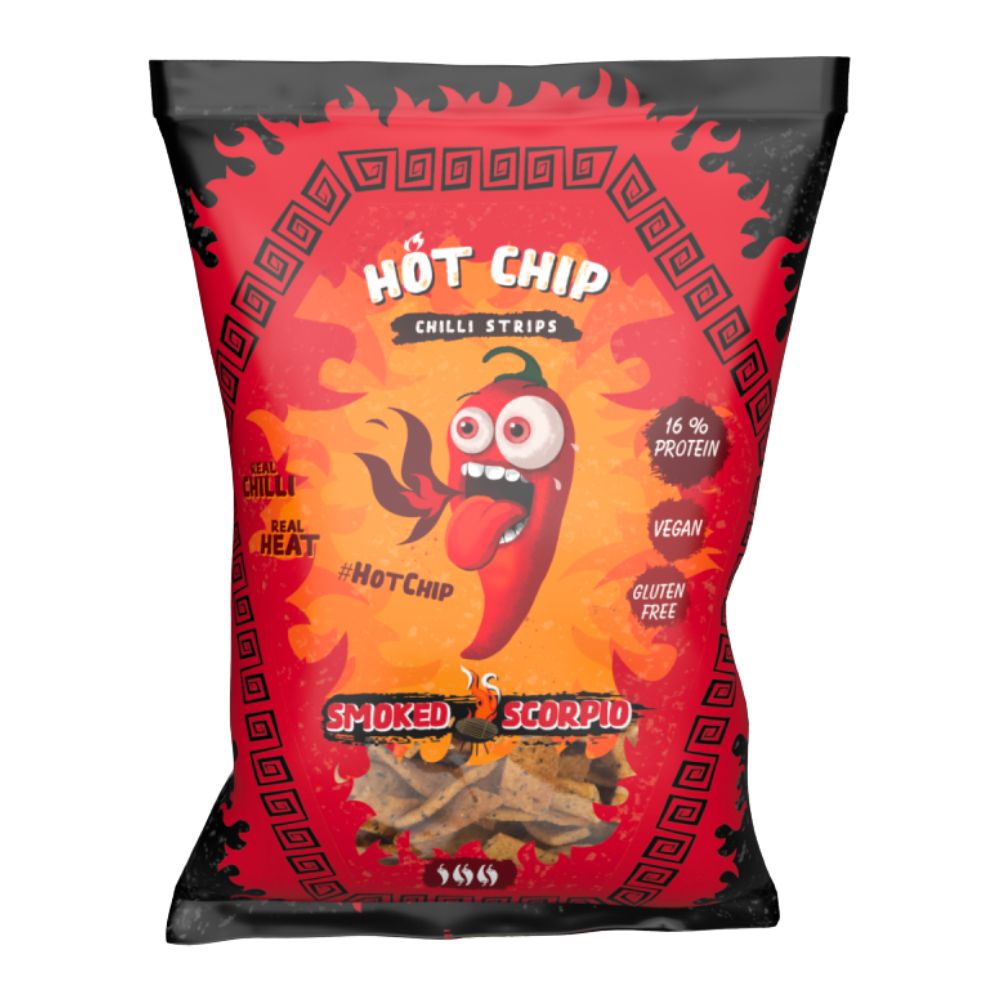 Hot Chip Chilli Strips Smokerd Scropio - snack de chile escorpión de ...