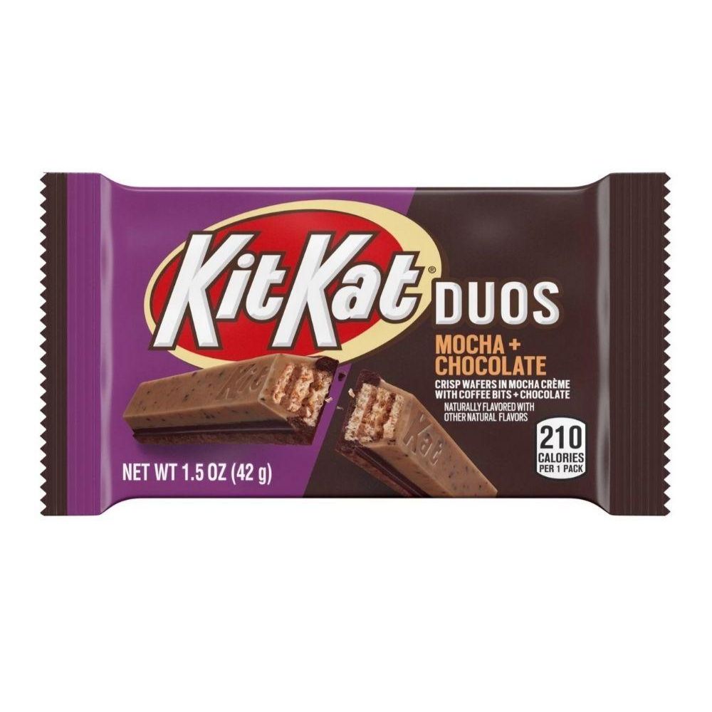 Kit Kat Duos Mocha - oblea de chocolate con crema sabor mocha de 42g ...